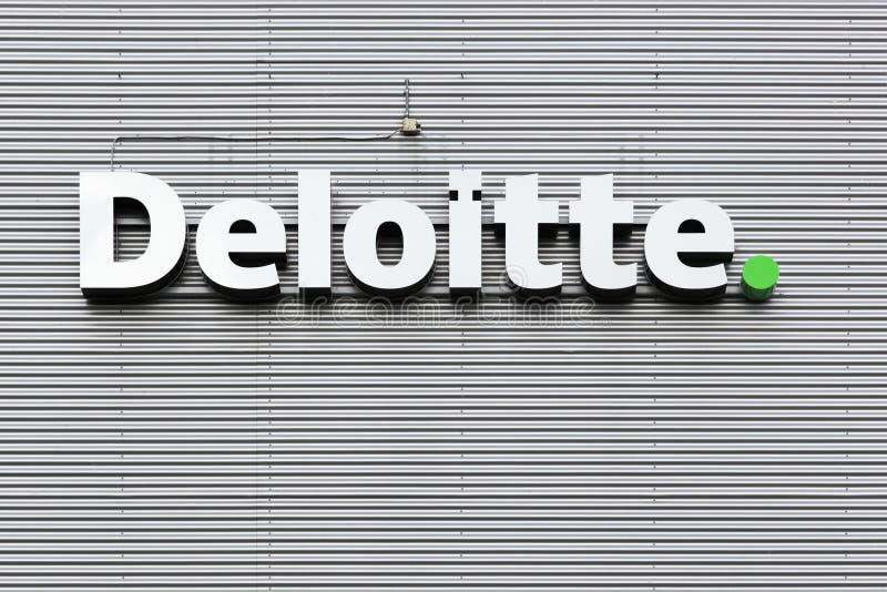 Logo di Deloitte fotografia stock editoriale. Immagine di bordo - 97738778