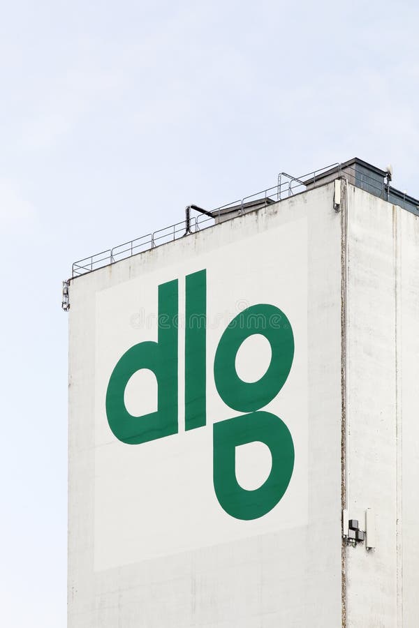 Logo di dlg su una parete immagine stock editoriale. Immagine di ...