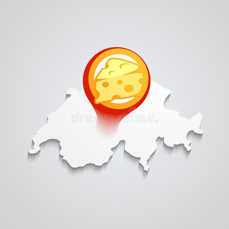 Logo di formaggio svizzero illustrazione vettoriale. Illustrazione di ...