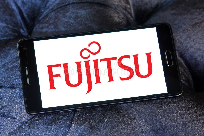 Logo di Fujitsu fotografia stock editoriale. Immagine di fujitsu - 76974213
