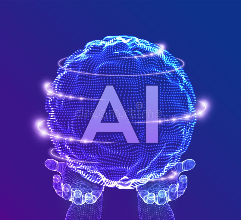 AI Concetto Di Intelligenza Artificiale Faccia Umana Digitale Astratta ... AI Concetto Di Intelligenza Artificiale Faccia Umana Digitale Astratta ...