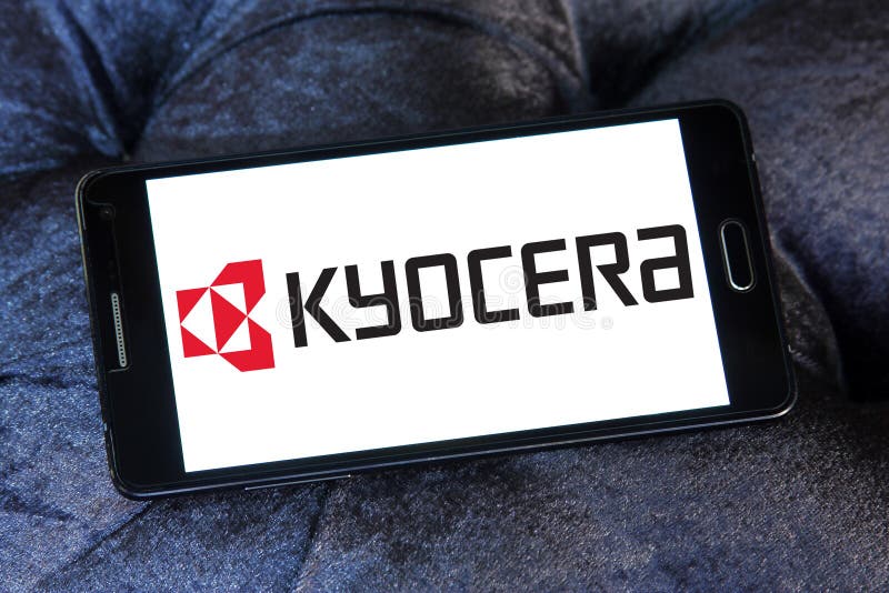 Logo di Kyocera fotografia stock editoriale. Immagine di icona - 77057633