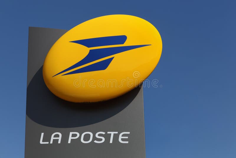 Logo di La Poste Francia fotografia editoriale. Immagine di consegna ...