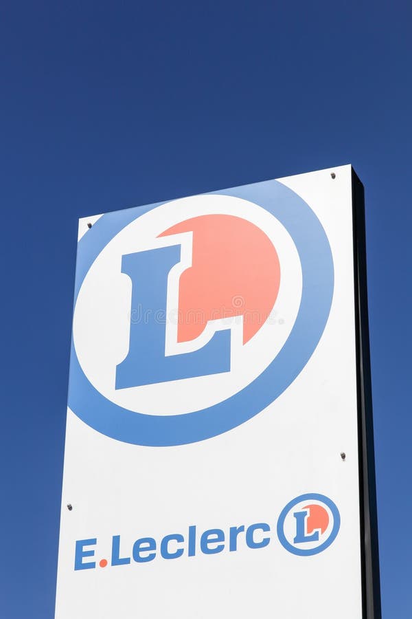 Logo Di Leclerc Su Un Pannello Fotografia Stock Editoriale - Immagine ...
