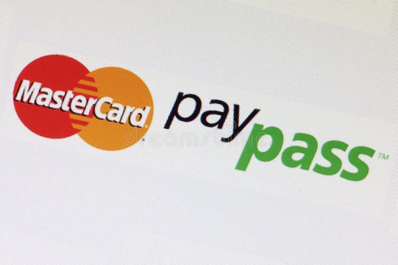 Logo di Mastercard Paypass fotografia editoriale. Immagine di mobile ...