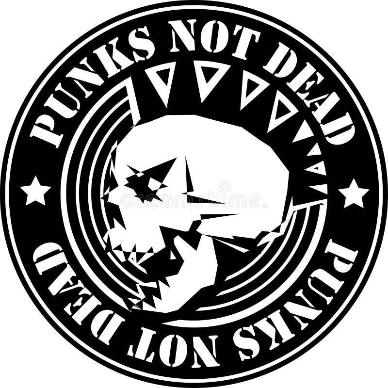 Logo di punk rock illustrazione vettoriale. Illustrazione di arte ...