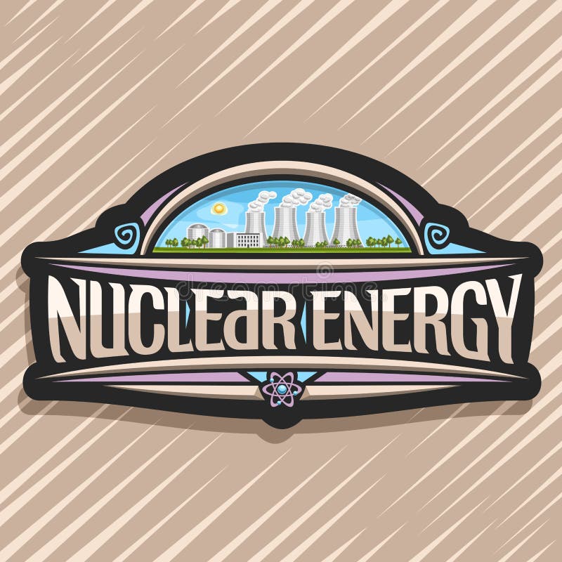 Illustrazione Variopinta Rotonda Di Energia Nucleare Illustrazione Vettoriale - Illustrazione di ...
