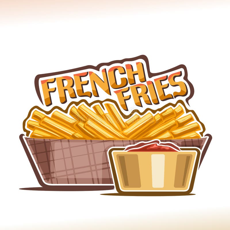 Logo Di Vettore Per Le Patate Fritte Illustrazione Vettoriale ...