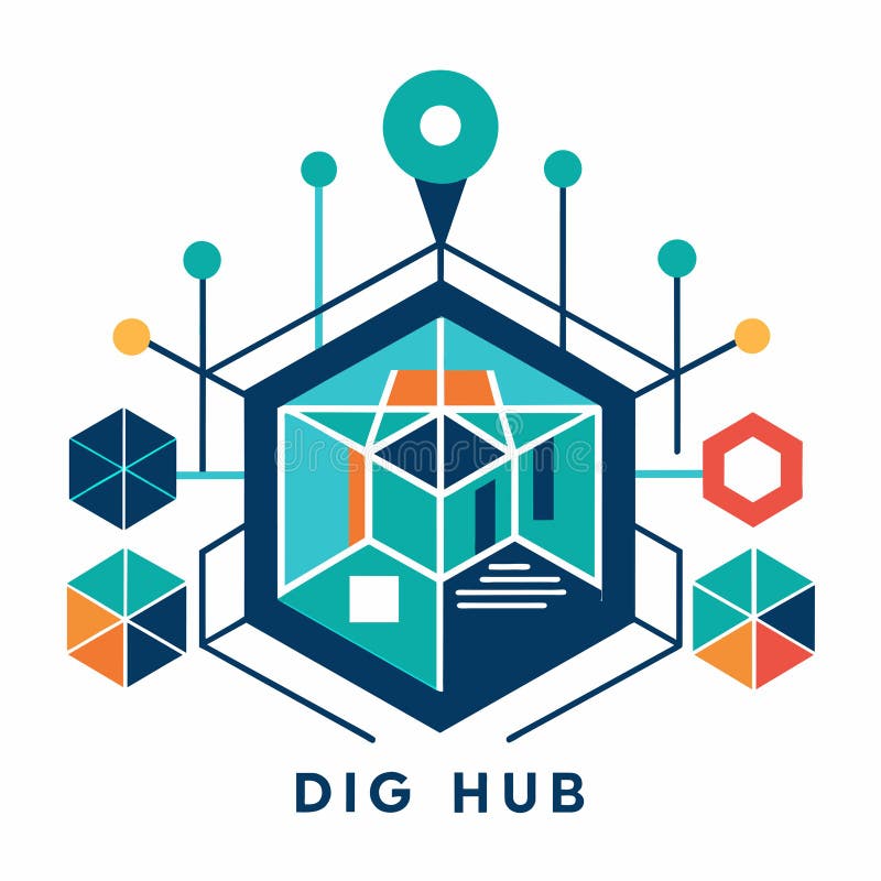 Hub Logo Technology Stock Illustrations – 4,084 Hub Logo Technology ...