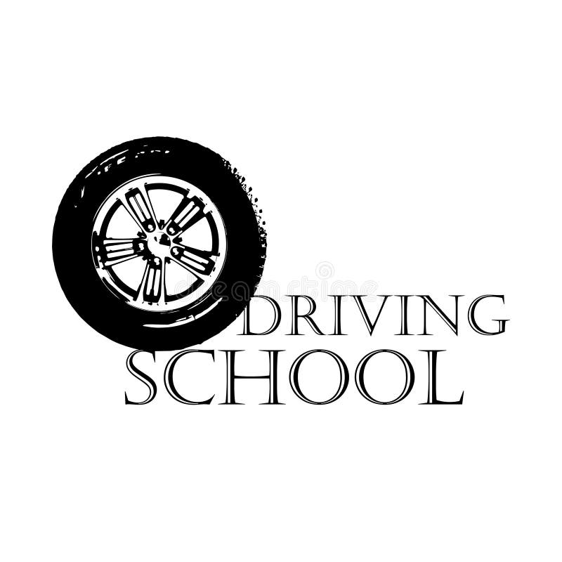 Logo of Driving School, Car and Mechanic Stock Vector - Illustration of ...