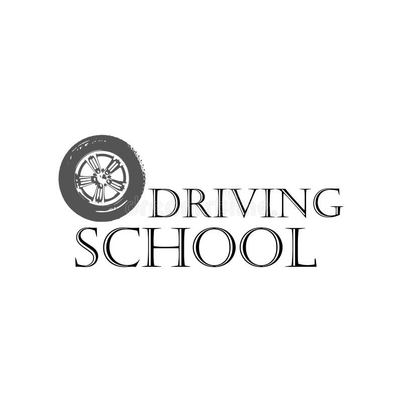 Logo of Driving School, Car and Mechanic Stock Vector - Illustration of ...