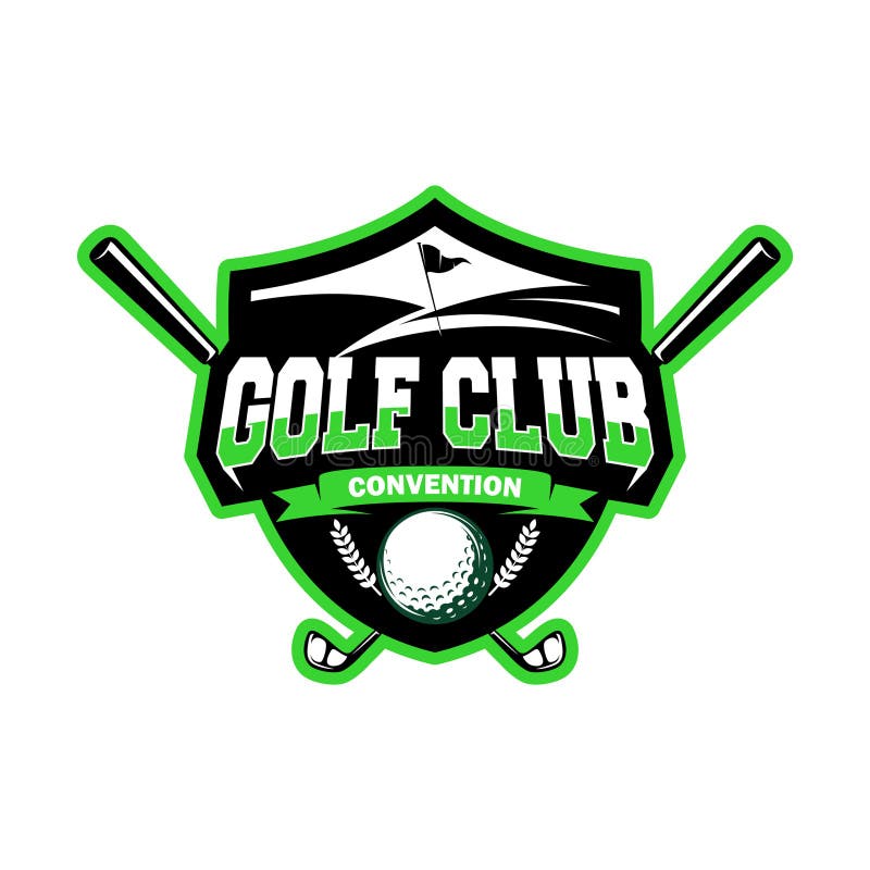 Logo Du Club De Golf Illustration Illustration de Vecteur ...