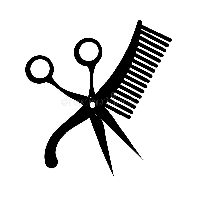 Logo Du Coiffeur Logo Noir Et Blanc Pour Un Salon De Coiffure
