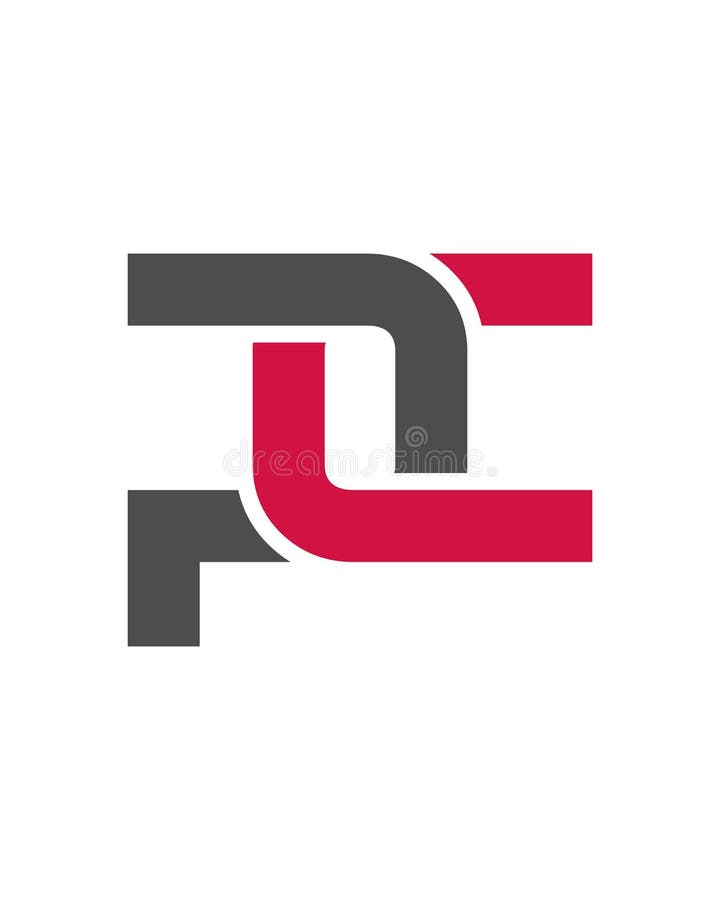 Logo Du Pc Vectoriel Initial Illustration Stock - Illustration du ...