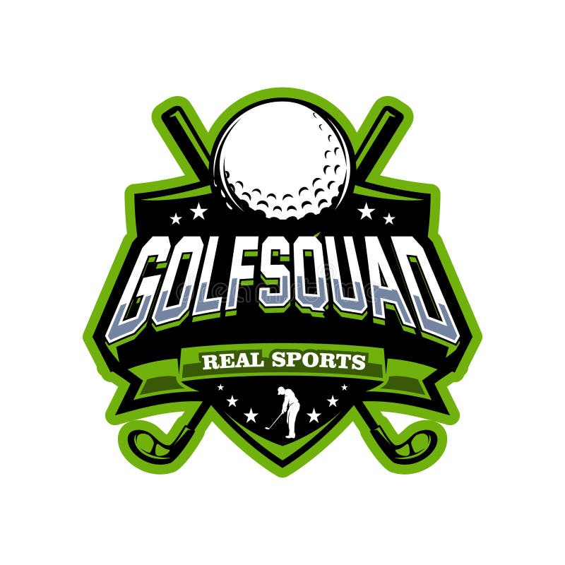 Logo Du Tournoi De Golf. Logo De Golf Illustration de Vecteur - Illustration du homme, herbe ...