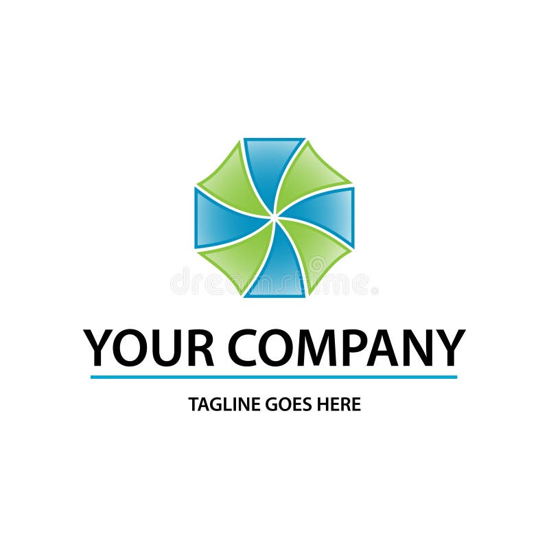 Logo dynamique illustration de vecteur. Illustration du vert - 35200747