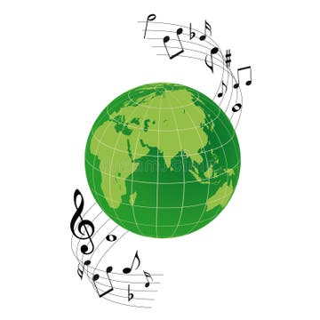 Earth Music Notes Stock Illustrations – 592 Earth Music Notes Stock ...