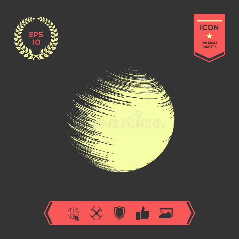 Logo Earth Symbol . Graphic Elements for Your Design Stock Vector ...