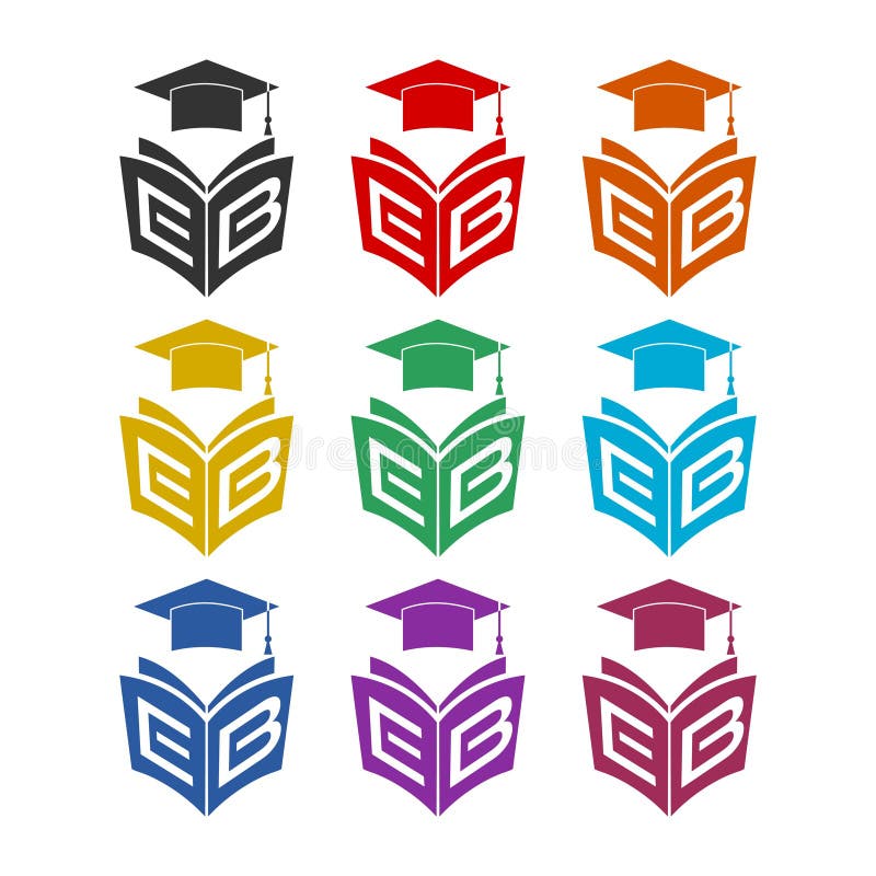 Logo EB Icon Isolated on White Background Stock Vector - Illustration ...