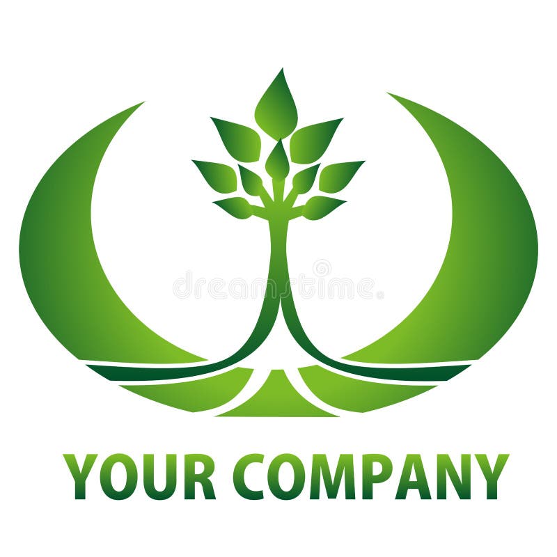 Logo eco_company stock vector. Illustration of elements - 9851998