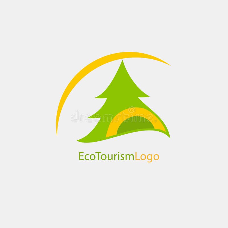 Logo eco tourism stock vector. Illustration of forest - 86642325