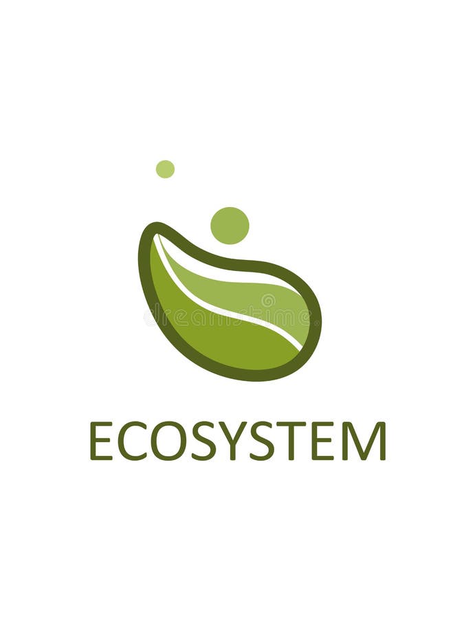 The Logo of the Ecosystem. Isolated Stock Illustration - Illustration ...
