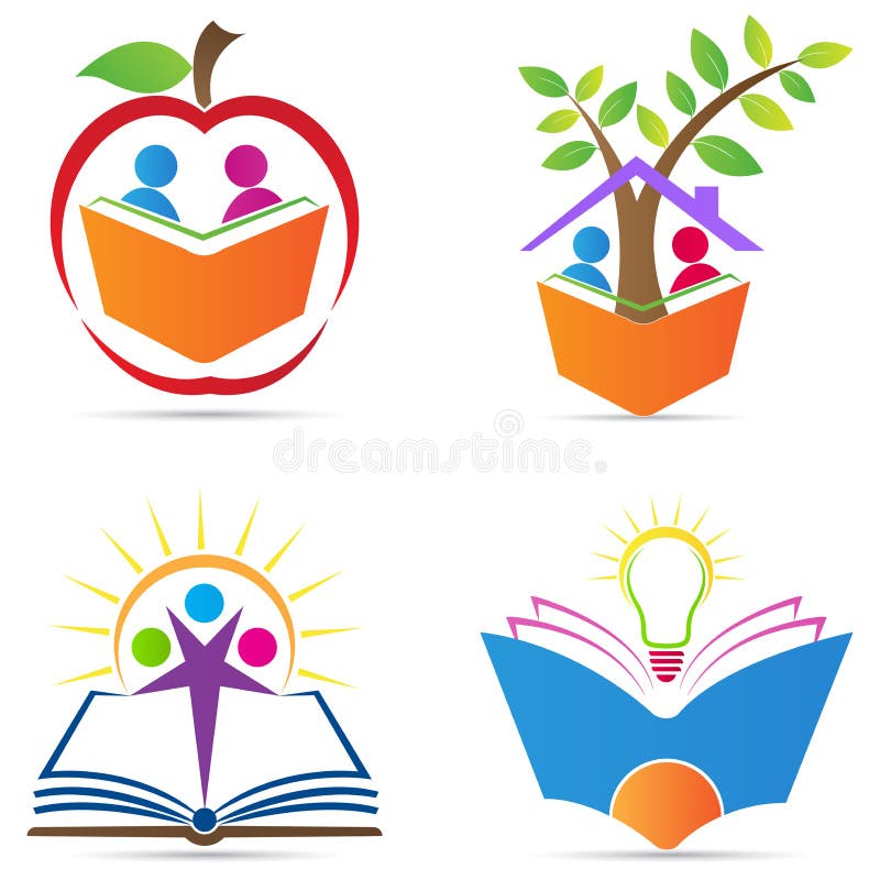 Tree, Knowledge, Logo,open Book, Children, Symbol, Bright Education ...