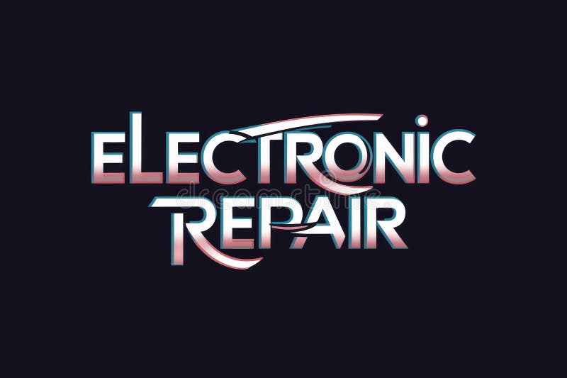 A Logo for Electronic Repair with the Words Electronic Repair , AI ...