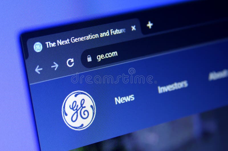 General electric logo editorial stock photo. Image of popular - 298207293