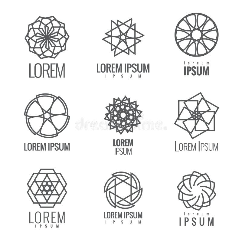 Logo Design Element. Eight or Infinity Symbol Stock Vector ...