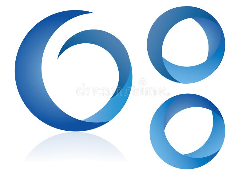 Logo Elements Circle - Vector Stock Vector - Illustration of reflection ...