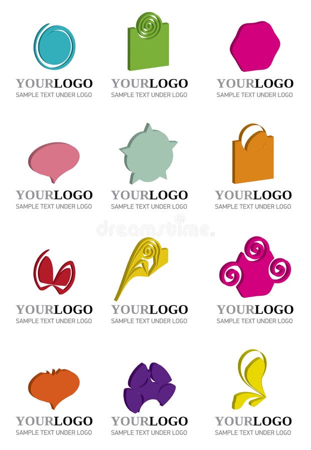 Logo elements stock vector. Illustration of clip, element - 6601200