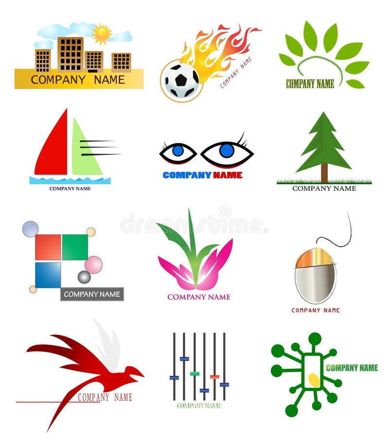 Logo design elements stock vector. Illustration of icon - 21048499