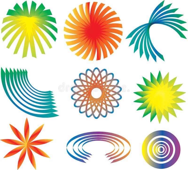 Logo elements stock vector. Illustration of drawing, company - 24192529