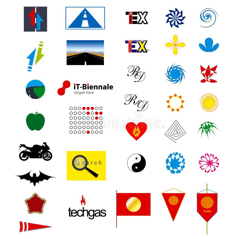 Logo elements stock vector. Illustration of logos, business - 40535668