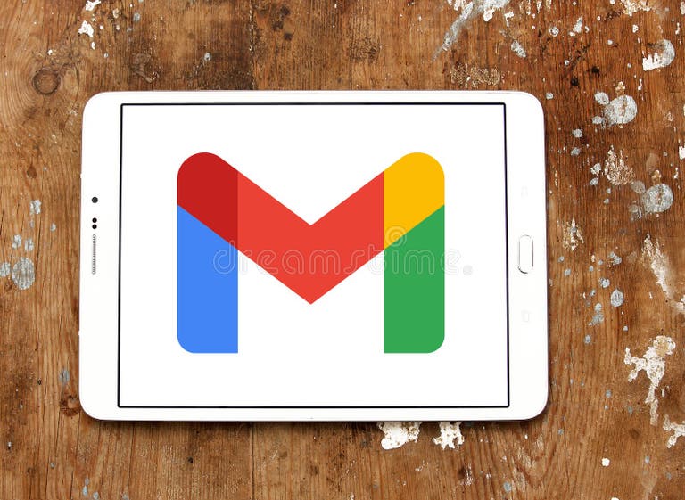 Google Gmail app logo editorial image. Image of client - 298830040