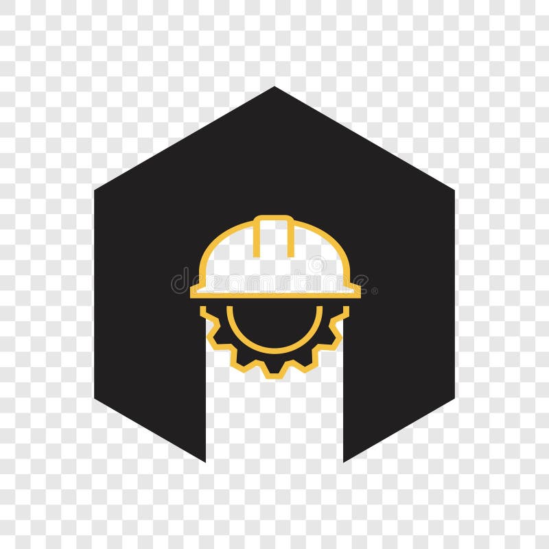 A Logo Engineering Polygon Icon Stock Vector - Illustration of abstract ...