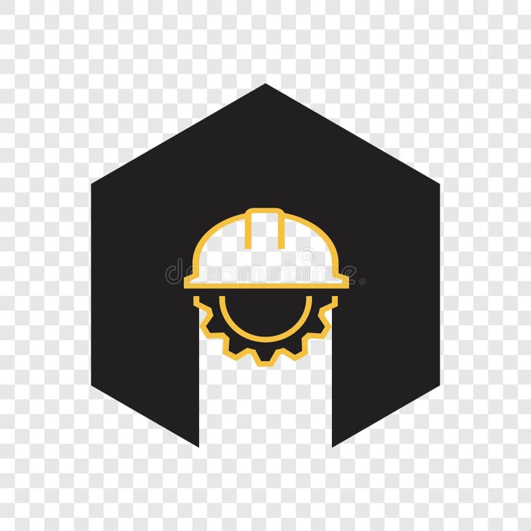 A Logo Engineering Polygon Icon Stock Vector - Illustration of abstract ...