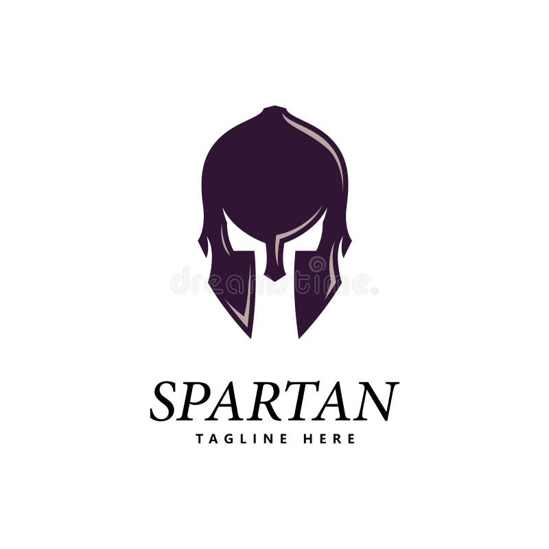 Logo Espartano Vector Casco Spartano Ilustración del Vector ...