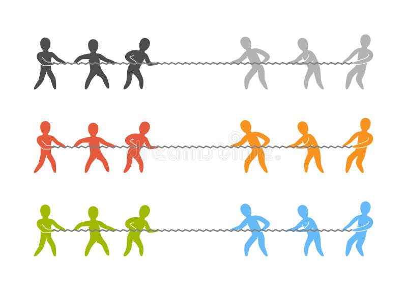 Logo Et Icône De Conflit De Vecteur Illustration Stock - Illustration ...