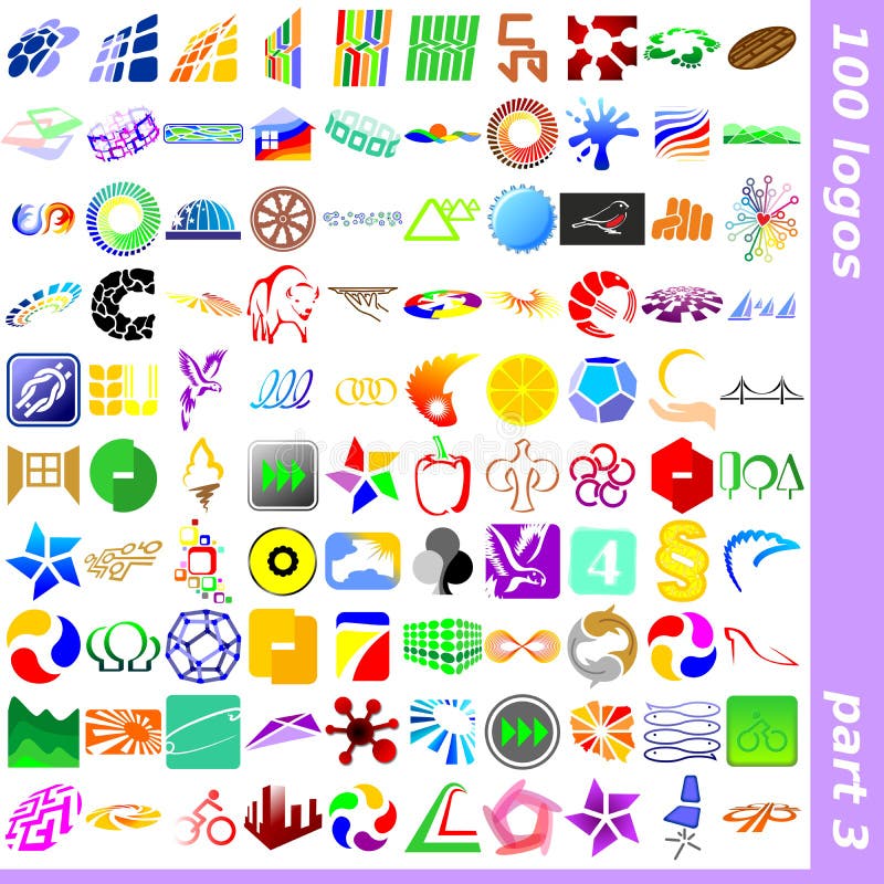 Logo et signes 3 illustration de vecteur. Illustration du entreprise ...