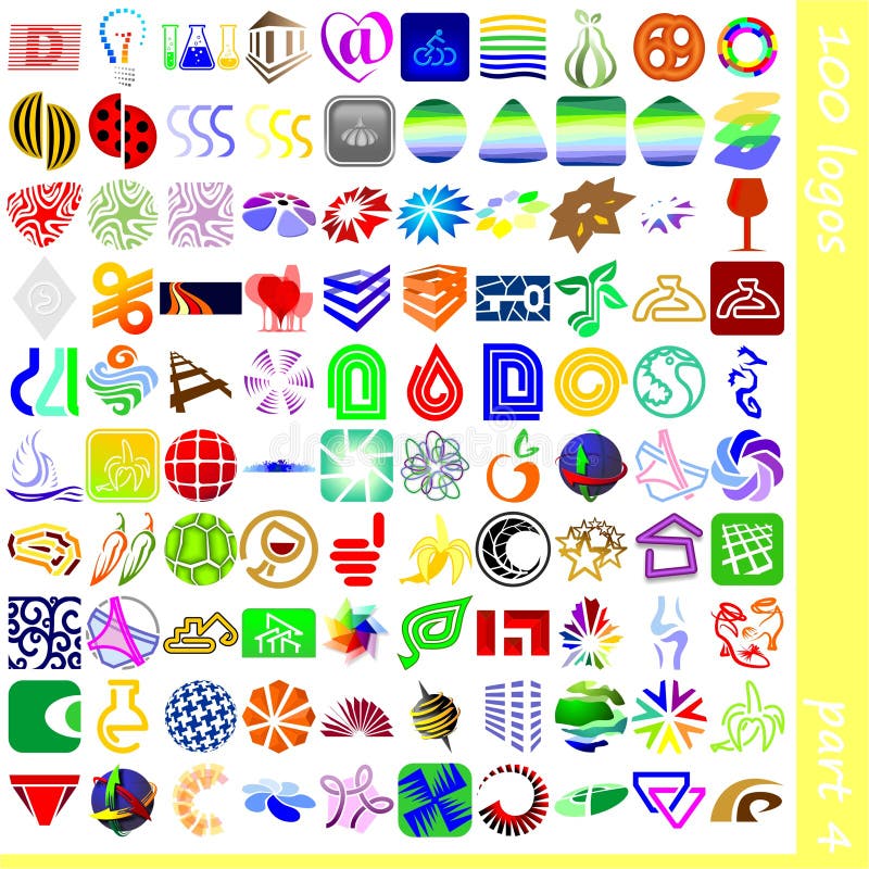 Logo et signes 4 illustration de vecteur. Illustration du entreprise ...