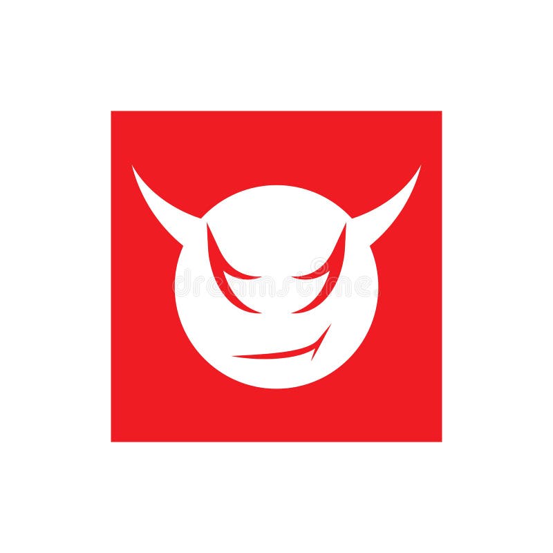 Logo et symbole du diable illustration stock. Illustration du mammifère ...