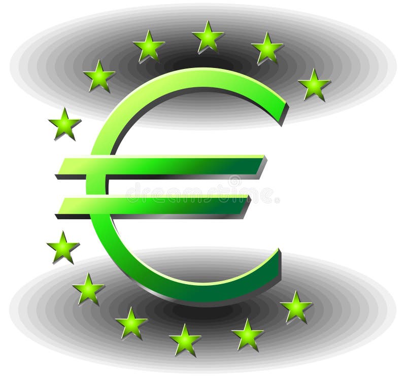 Logo euro stock illustration. Illustration of finance - 27925293