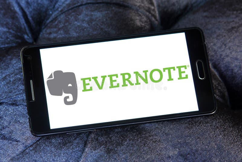 Evernote app logo editorial photo. Image of archiving - 121243726