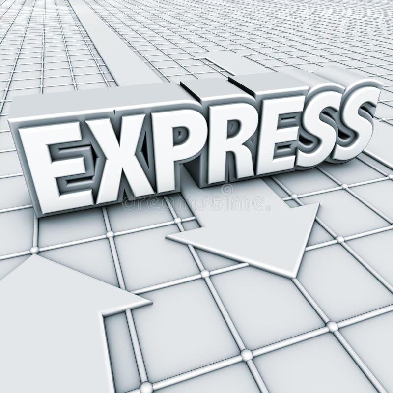 Logo express stock illustration. Illustration of business - 13550206