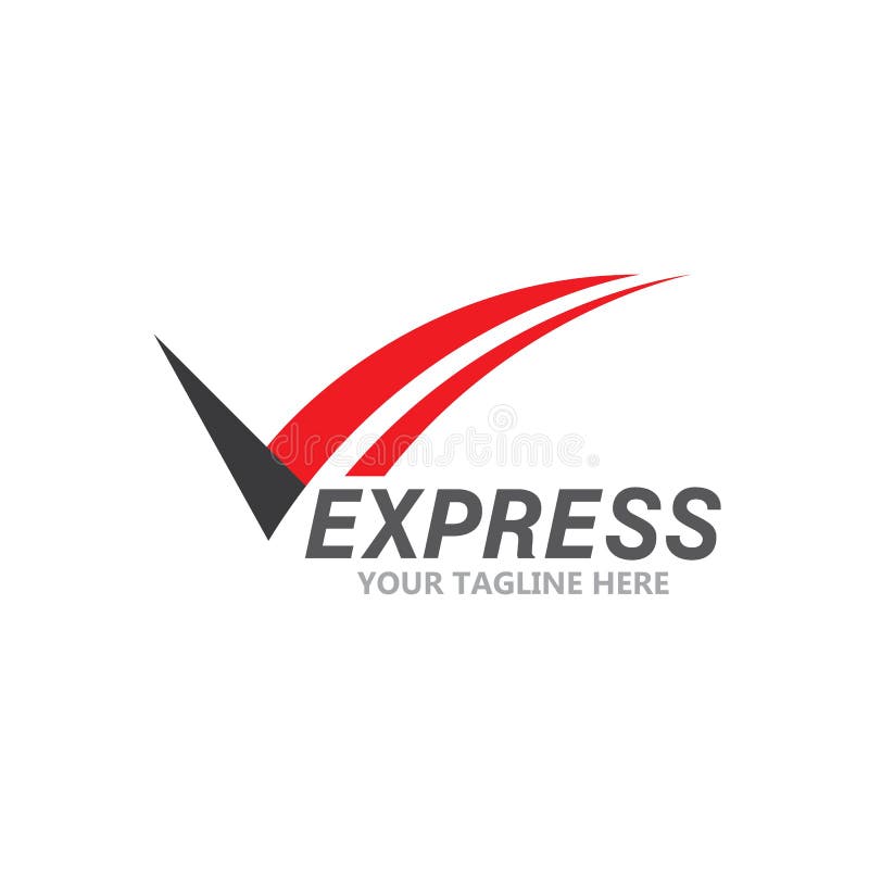 Logo Express ilustración del vector. Ilustración de icono - 156974235