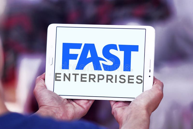 Fast Enterprises Company Logo Editorial Photo - Image of logos ...