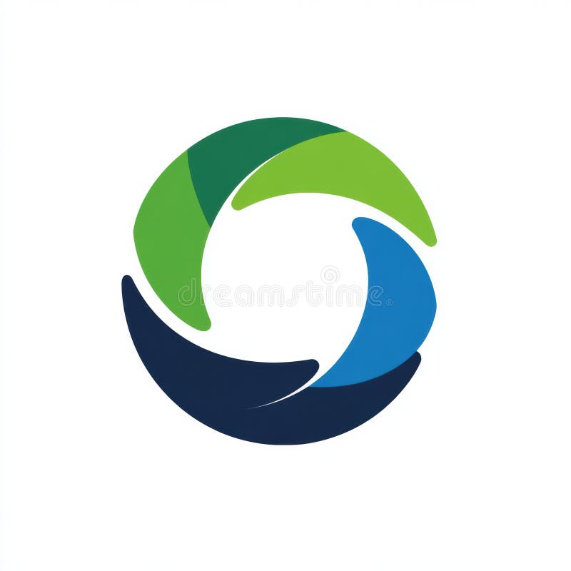 Circular Hands Logo stock illustration. Illustration of trust - 367304979