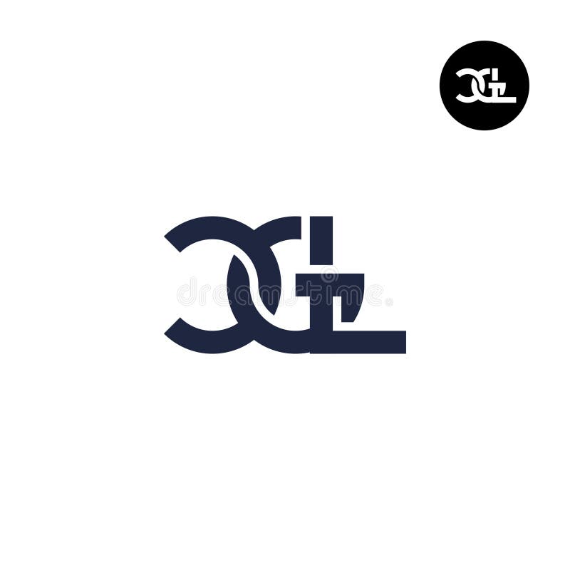 Letter CGL Monogram Logo Design Stock Vector - Illustration of initials ...